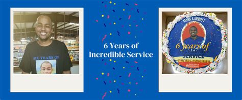 Celebrating 6 Years Of Service Mark Garbutt