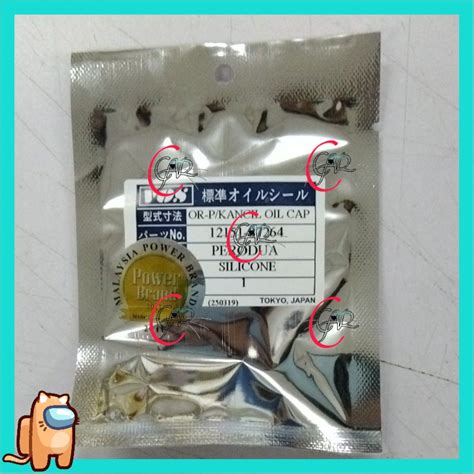 ENGINE OIL CAP SEAL ORING RUBBER SILICON PERODUA KANCIL VOS JAPAN Shopee Malaysia