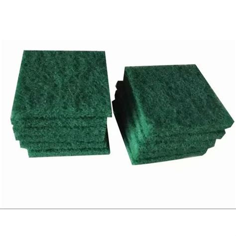 Green Nylon Scrubber Pad Solid Packaging Type Loose At Rs 13piece