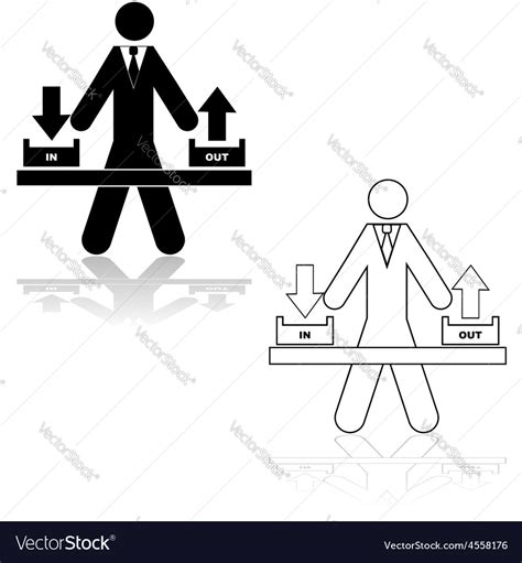 Inbox And Outbox Royalty Free Vector Image VectorStock