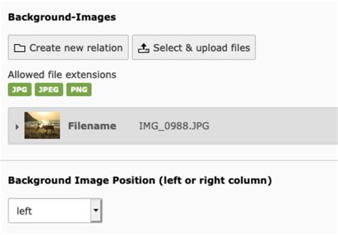TYPO3 Extension T3sbootstrap Hintergrundbilder Und Vertikale