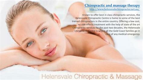 Ppt Chiropractic And Massage Therapy In Helensvale Powerpoint