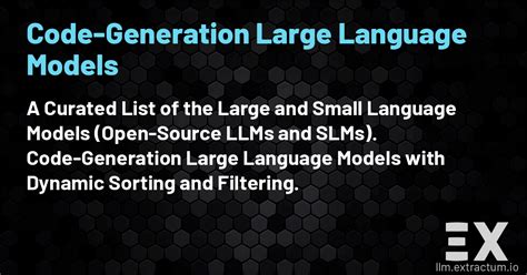 Code Generation Large Language Models