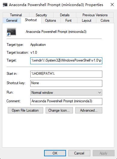 Cant Activate Conda Environment On Built In Powershell · Issue 20473
