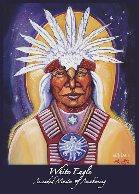 Ascended Master White Eagle Altar Card Katherine Skaggs