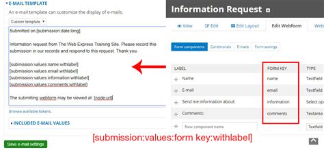 form emails web express support drupal 7