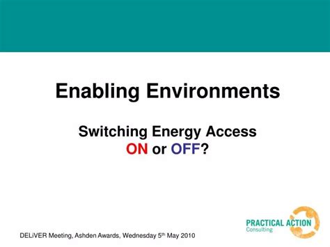 Ppt Enabling Environments Switching Energy Access On Or Off Powerpoint Presentation Id 5796805