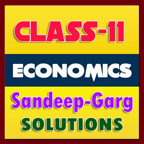 Sandeep Garg Microeconomics Class 11 Solutions PDF