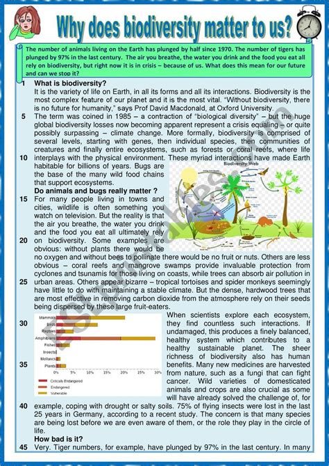 Why Does Biodiversity Matter To Us Reading Comprehension Questions