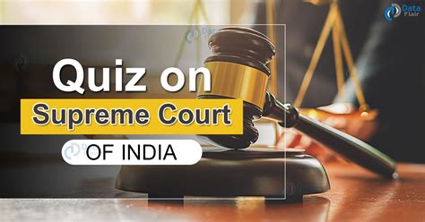 Quiz On Judiciary Of India DataFlair