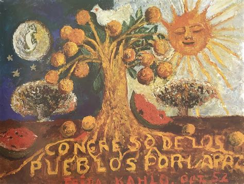 Frida Kahlo Congreso De Los Pueblos Por La Paz 1952
