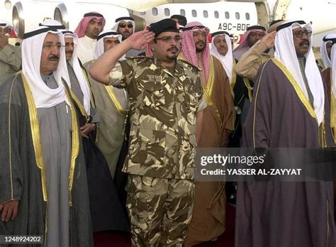 Bahraini Crown Prince Sheikh Salman Bin Hamad Al Khalifah Salutes