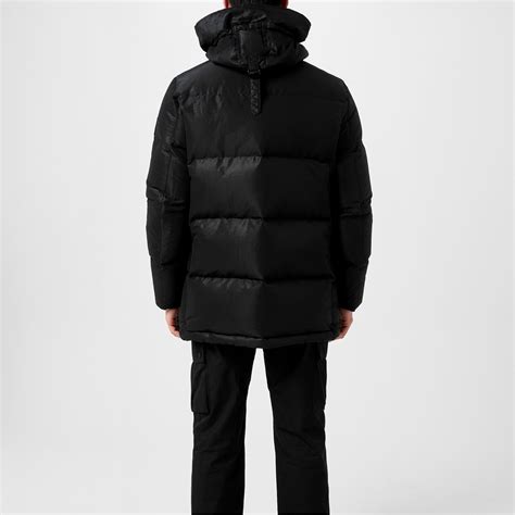 Belstaff Grid Linton Parka Jacket Men Black Flannels