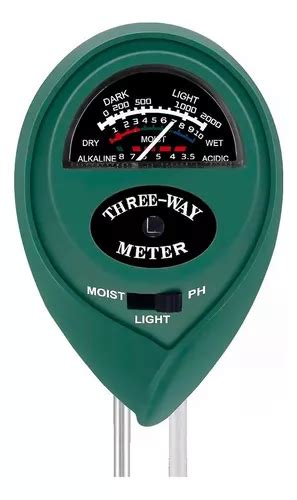 Medidor De Ph De Suelo 3 En 1 Medidor Humedad Luz Ph Tierra MercadoLibre