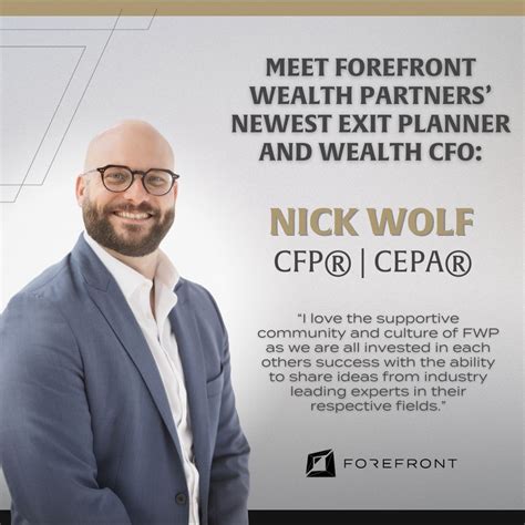 Forefront On Linkedin Forefrontwealthpartners Newteammember