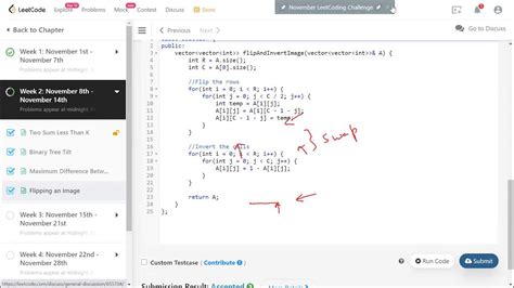 Flipping An Image 10th Nov Leetcoding Challenge Gomaster Coding Interviews Youtube