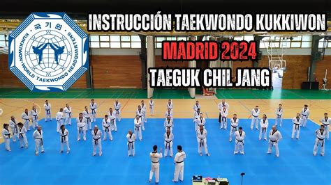 Instrucción TAEKWONDO Kukkiwon POOMSAE 7 TAEGUK CHIL Jang YouTube