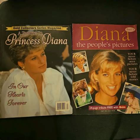 A Tribute To Princess Diana Gold Collectors Series Magazine 1997 £5