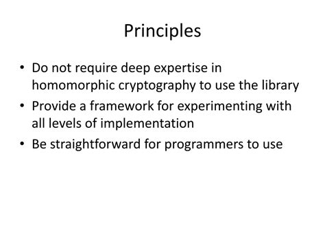 Ppt Palisade Library Homomorphic Cryptography Framework For
