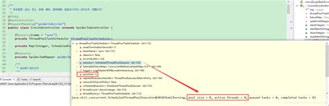 Threadpooltaskscheduler注意事项之线程池大小poolsize以及通过jmx修改