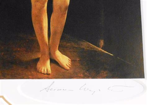Andrew Wyeth Hand Signed Print The Virgin Matted 16x20 Free Us Shipping 1786788208