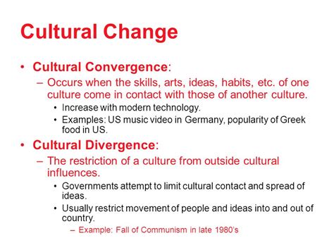 👍 Examples Of Cultural Diffusion Today Cultural Diffusion In The 20th And 21st Centuries 2019