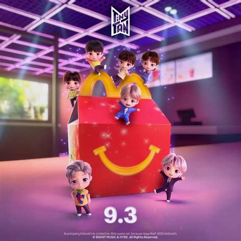 Mcdonalds Traz Coleção Tinytan Do Bts Para O Mclanche Feliz No Brasil