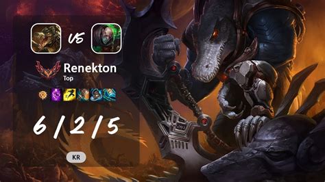 Renekton Top Vs Singed Kr Grandmaster Patch 1312 Youtube