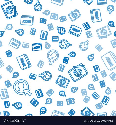 Set Line Create Account Screen Mail And E Mail Vector Image