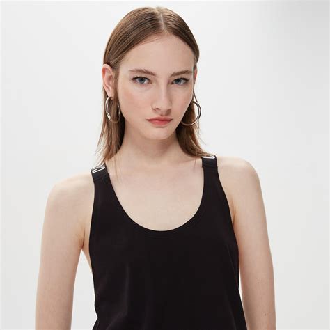 Calvin Klein Tank Kadın Siyah Kolsuz T Shirt Kadin T Shirt And Polo