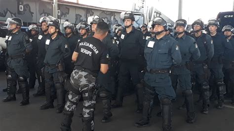 BATALHÃO DE CHOQUE PMSE BATALHÃO DE CHOQUE REALIZA INSTRUÇÕES DE USO