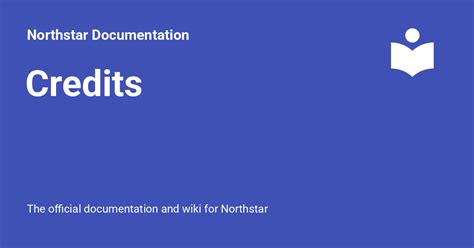 Credits Northstar Documentation