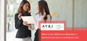 What Is The Difference Between A Defined CoS And An Undefined CoS A