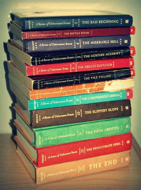 A Series Of Unfortunate Events By Lemony Snicket