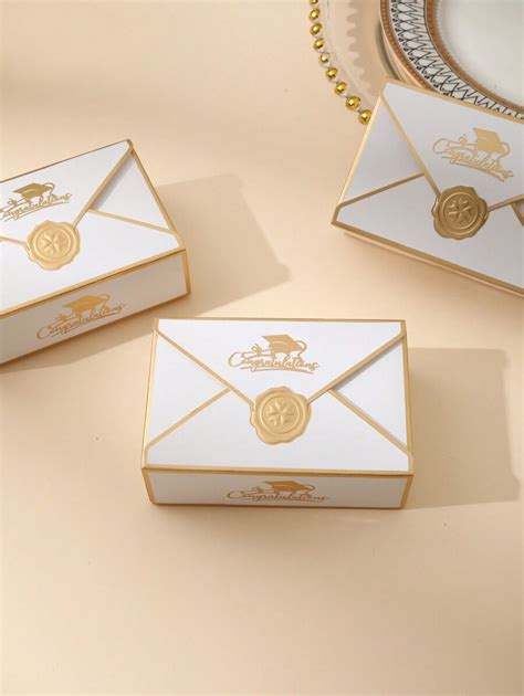 10 20 50pcs มีหมวกสำเร็จการศึกษาของขวัญกล่องขนมกล่อง Diy Miniature หมวก
