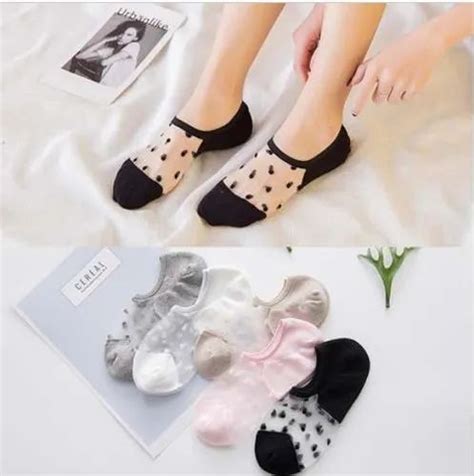 Black Cotton Designer Ladies Stylish Socks Size Free At Rs 380dozen In New Delhi