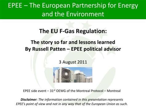 The EU F Gas Regulation EPEE