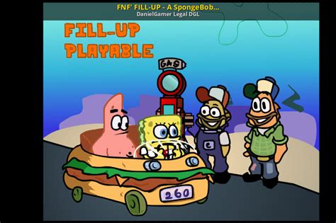 Fnf Fill Up A Spongebob Fnf Song But Playable Mod For Friday Night
