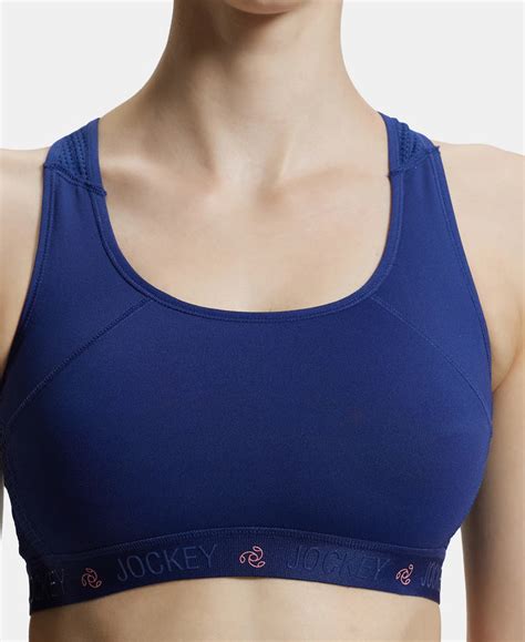 Buy Wirefree Padded Tactel Nylon Elastane Full Coverage Racerback