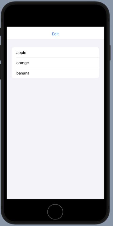 SwiftUIViewの編集モードを切り替える方法 iOSプログラミングSwiftUIXCode