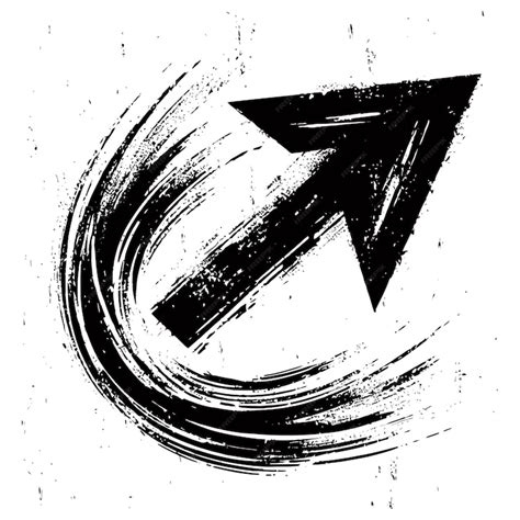 premium vector grunge arrow vector illustration grunge arrow symbol