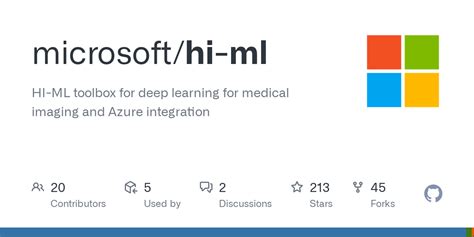 Github Microsofthi Ml Hi Ml Toolbox For Deep Learning For Medical Imaging And Azure Integration