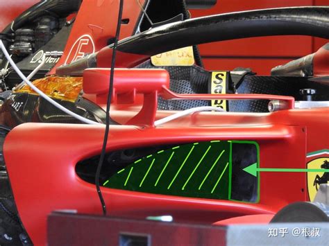 关于法拉利F1 75侧箱内的秘密气流通道 知乎