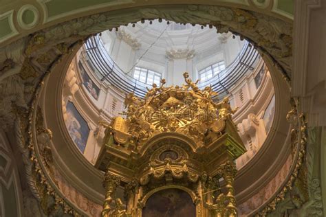 Dome And Altar In St Peter And Paul Cathedral St Petersburg Russia