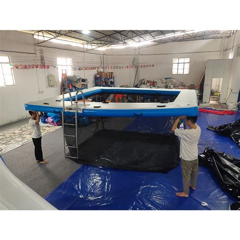 Durable Inflatabel Dock Square Inflatable Yacht Floating Platform