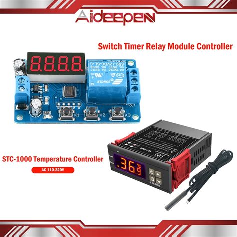 Stc1000 Temperature Incubator Relay Module Switch Trigger Time Delay Circuit Timer Cycle