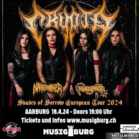 Crypta Shades Of Sorrow European Tour 2024 Musigburg