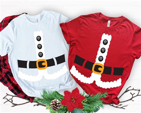 Santa Claus Shirt Svg Santa Costume Svg Santa Suit Svg Png Etsy