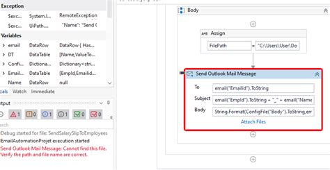 Error Cannot Find This File Verify The Path And Filename Are Correct