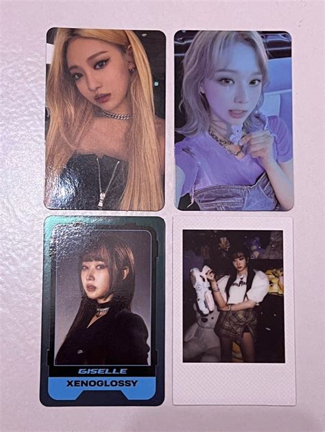 Wts Aespa Winter Giselle Ningning Girls Album Pcs Photocards Hobbies